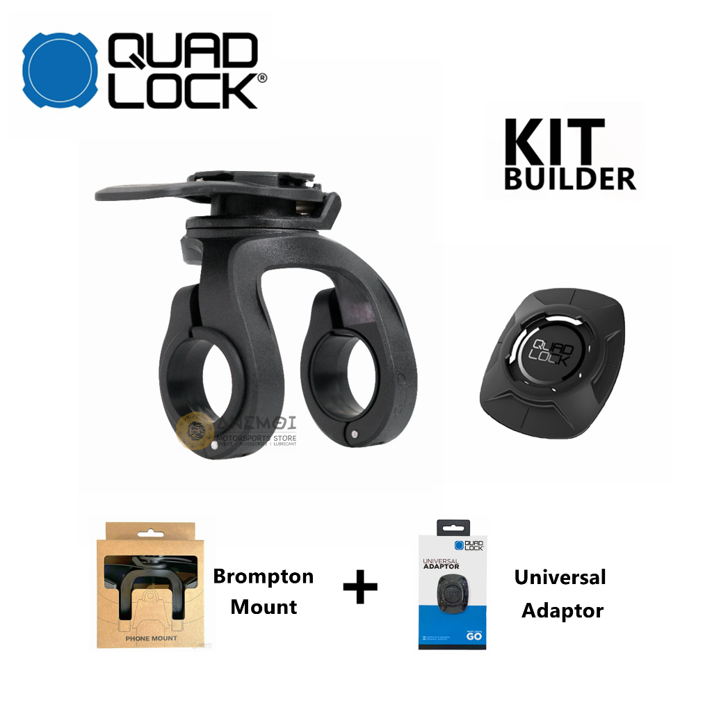 Quad Lock Mounts ออกแบบมาเพื่อทํางานด้วย Brompton bike Phone Mount ...