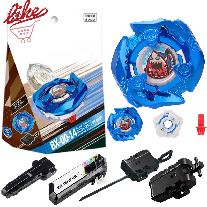 Limited Edition Bey X BX-14 Shark Edge Blue Bey Xtreme พร้อม Launcher ...