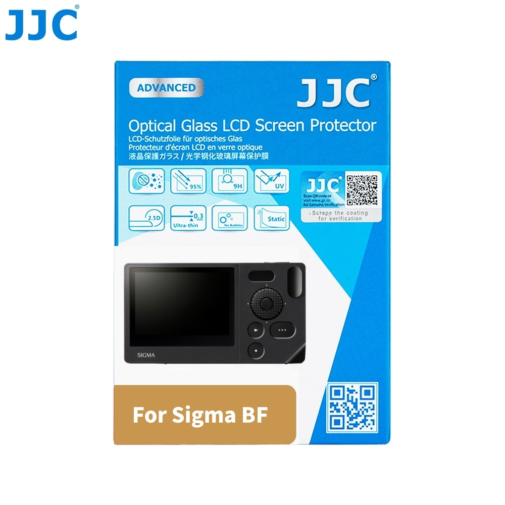 JJC Sigma bf ป้องกันหน้าจอกระจกนิรภัยกล้อง LCD Anti-Scratch ฟิล์มไร้ ...