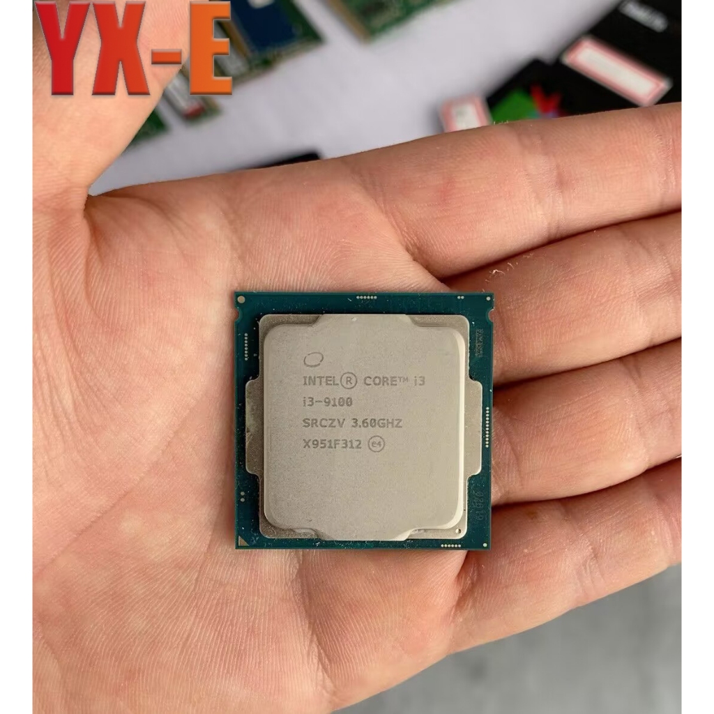 YX-E 9Th Gen Core i3-9100 LGA1151 โปรเซสเซอร์ CPU 3.6GHz Quad-Core 65W ...