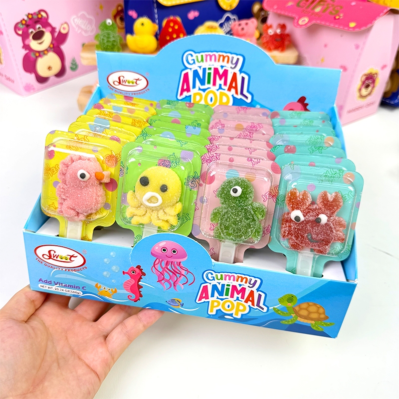 SWOOT Sea World Lollipops, ลูกอมผลไม้, jelly gummy, ขนมสําหรับเด็ก, ขนม ...