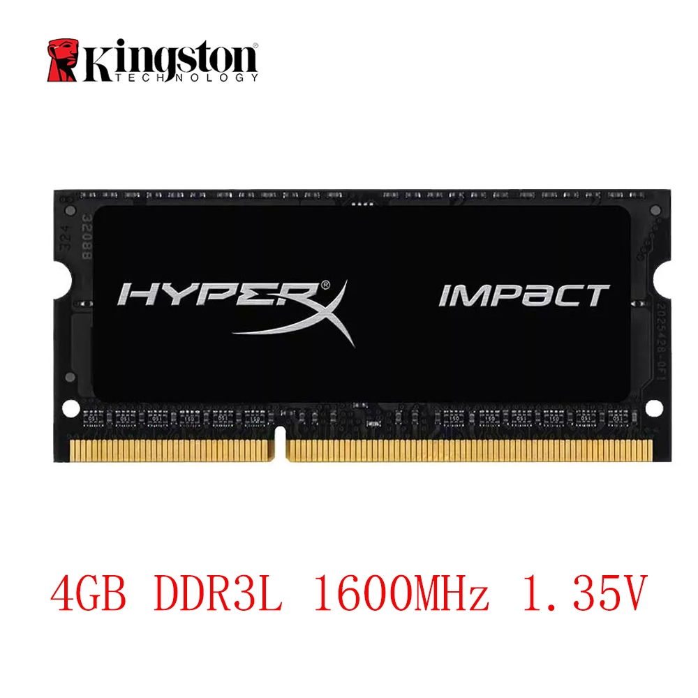 Kingston HyperX Impact 4GB DDR3L 1600MHz PC3L-12800S SODIMM หน่วยความจําแล็ปท็อป 1.35V RAM ...