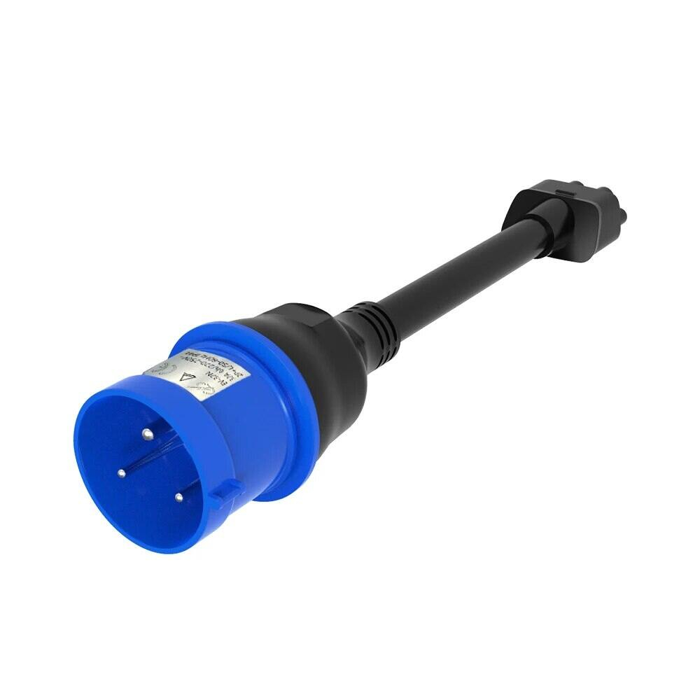 สําหรับTesla 3 Pin Blue CEEอะแดปเตอร์Teslaรุ่นS,3,X,Y Gen 2 Ev Charger ...