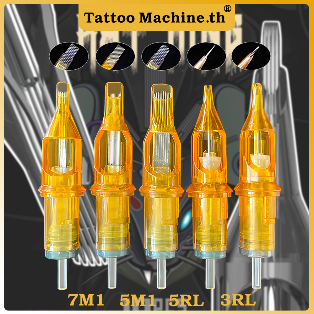 Tattoo เข็มสัก เข็มสักลายสัก 3RL/5RL/5M1/7M1 ซิลิโคนแบบใช้แล้วทิ้งเข็ม ...
