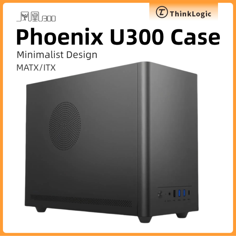 Phoenix U300 Mini PC Case MATX/ITX เดสก์ท็อปแชสซีขนาดเล็กแบบพกพาขนาดกะทัดรัดคอมพิวเตอร์กรณีหลัก ...