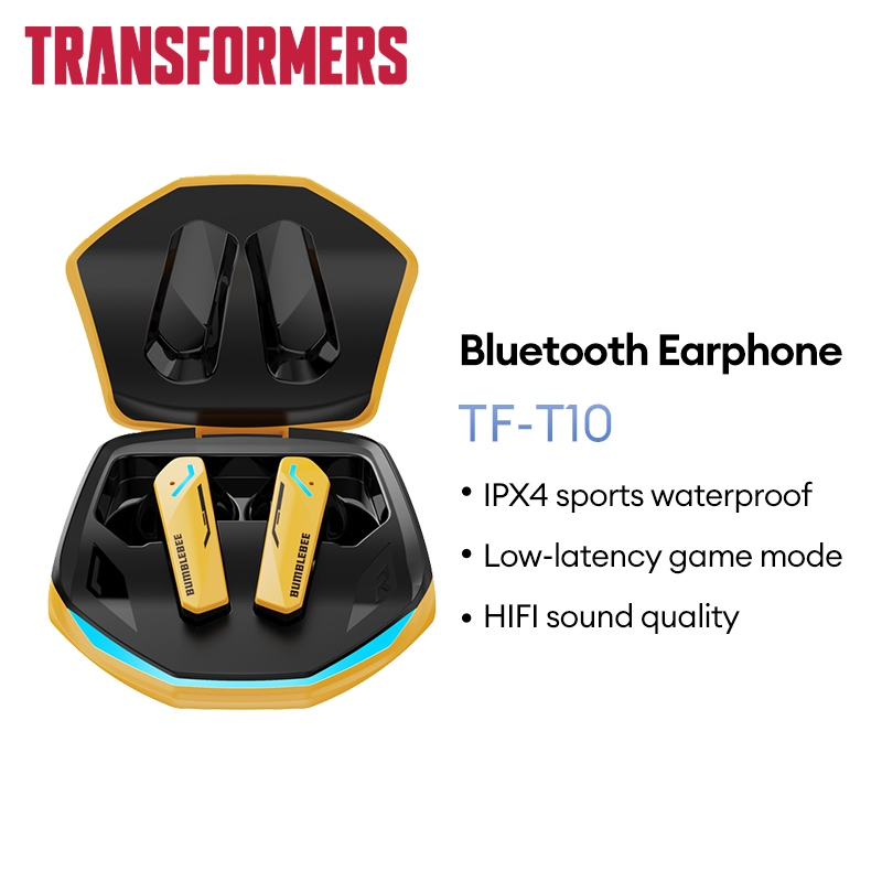 Transformers TF-T10 หูฟังบลูทูธ 5.4 เสียงเซอร์ราวด์ HIFI ความล่าช้าต่ํา อายุการใช้งานยาว ...
