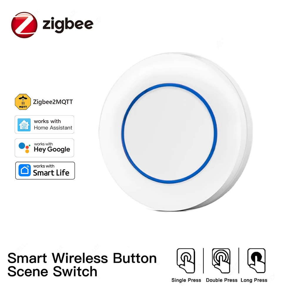 Zigbee สมาร์ทสวิตช์ฉากสวิตช์ปุ่มไร้สายรองรับ Zigbee2mqtt ต้องการ Zigbee ...
