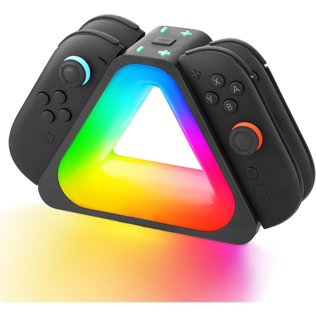 ฐานชาร์จ RGB สำหรับคอนโทรลเลอร์ Joy-Con ของ Nintendo Switch 2 | Shopee ...