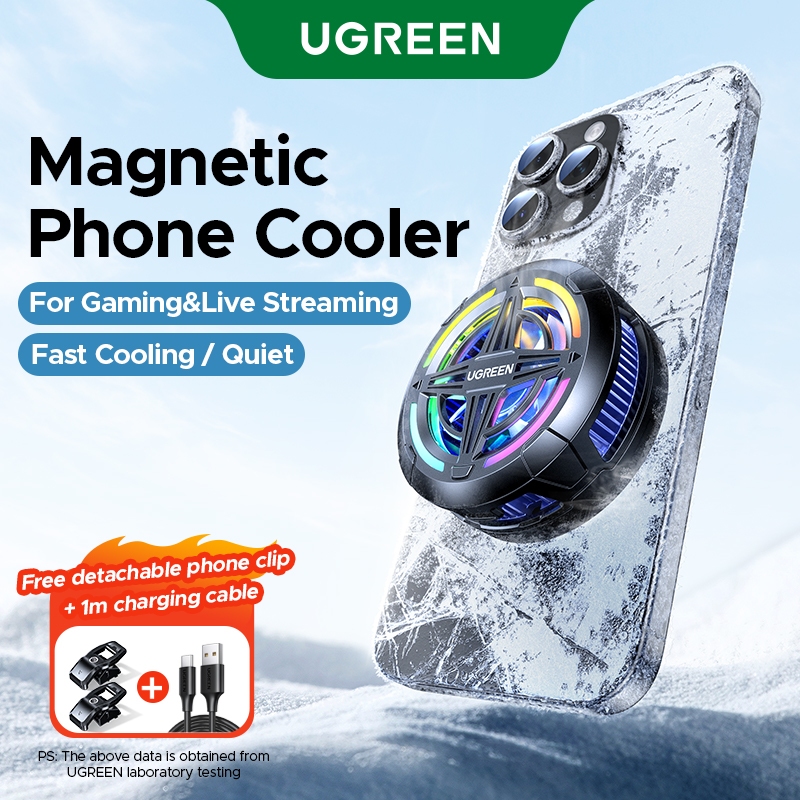 【NEW】UGREEN Magnetic Phone Cooler พร้อมสายชาร์จ 1M สําหรับเล่นเกมและ ...