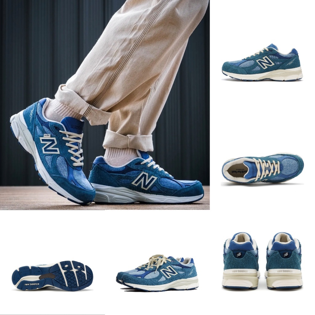 New Balance NB 990 v3 รองเท้าลําลองผู้ชายผู้หญิงรองเท้า M990LI3 ...