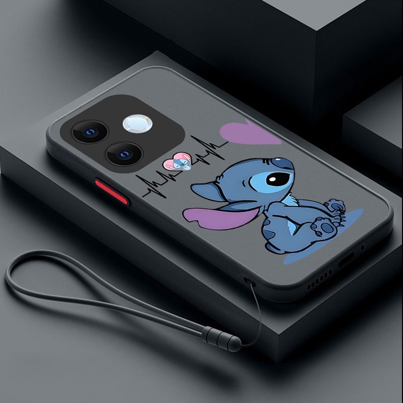 OPPO A5 Pro 5G A5Pro A3x A3 Pro 5G Stitch Love Heart Case Mattedโปร่ง ...