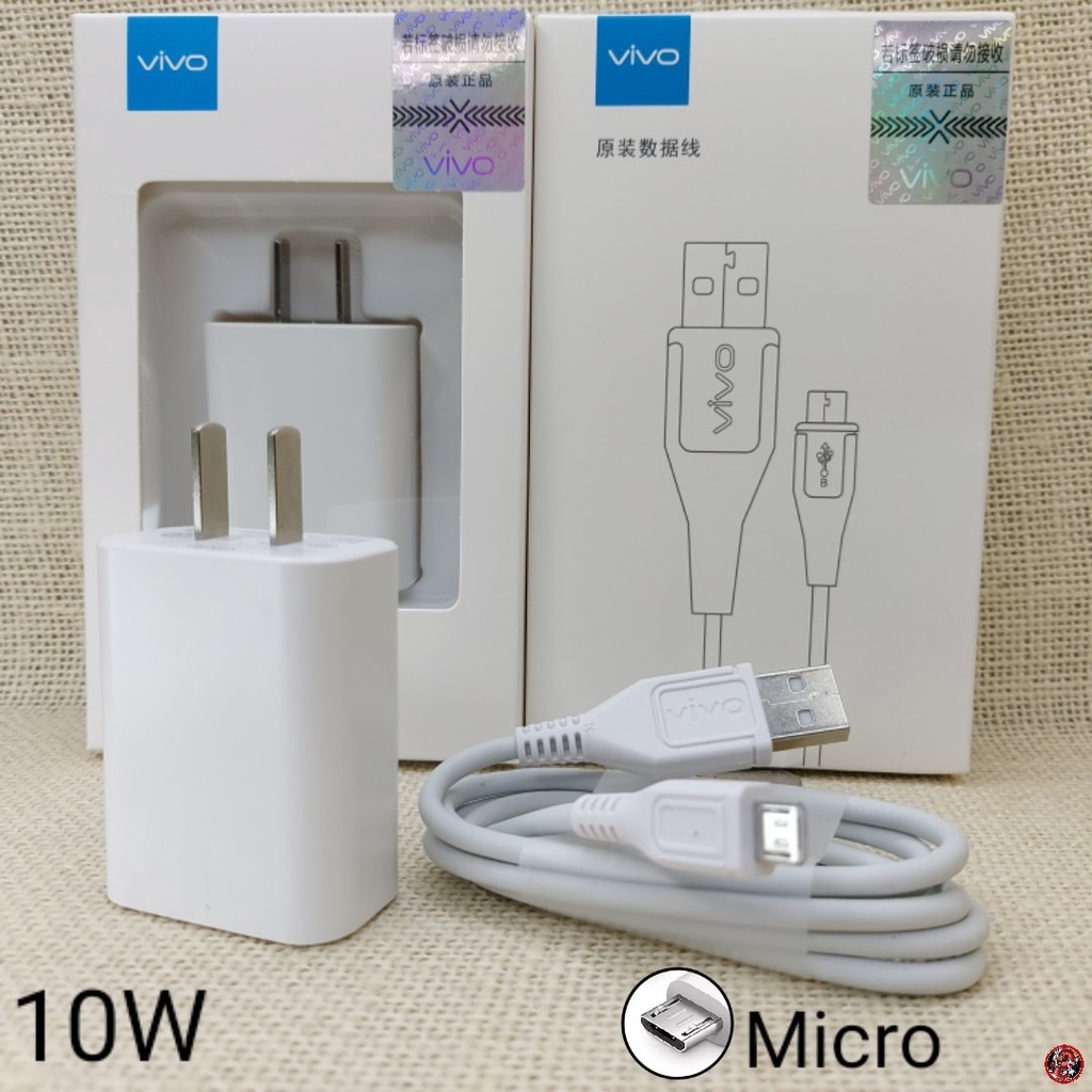 เครื่องชาร์จ VIVO Y15 10W Micro สเปคสําหรับ Vivo Flash Charge หัวชาร์จ ...