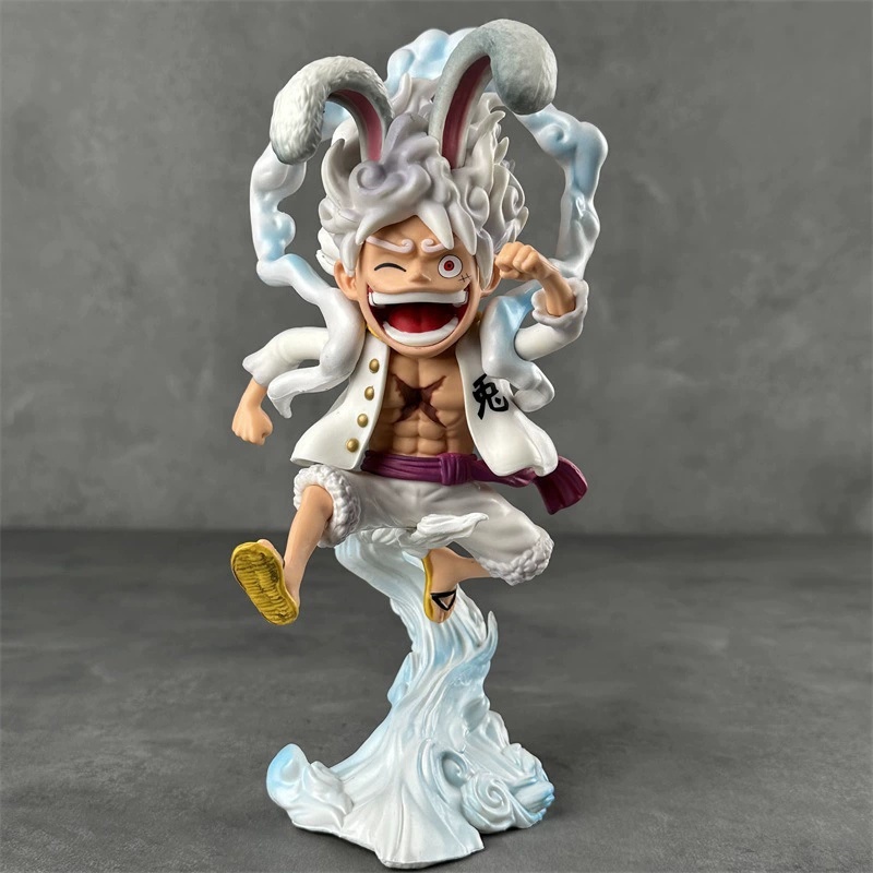 One Piece Rabbit Nika Luffy Happy Running Rabbit Ear Luffy Model ...