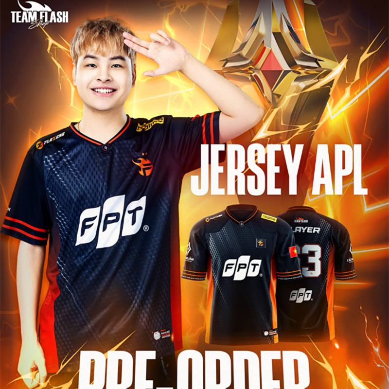 [ปรับแต่งได้] FPT X Flash APLJERSEY WORLD VERSION 2025 Team Flash E ...