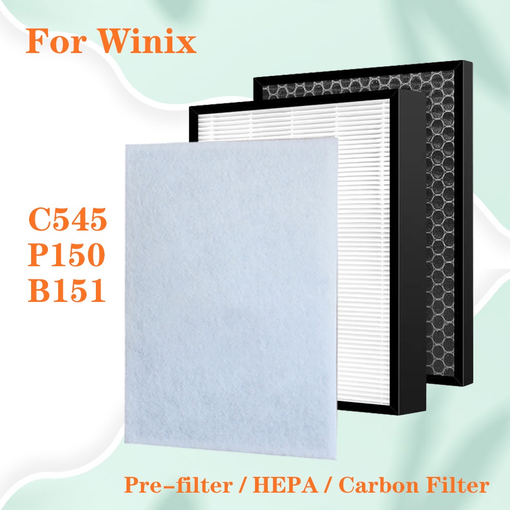สําหรับ Winix C545 P150 B151 เครื่องฟอกอากาศเข้ากันได้กับ HEPA และเปิด ...