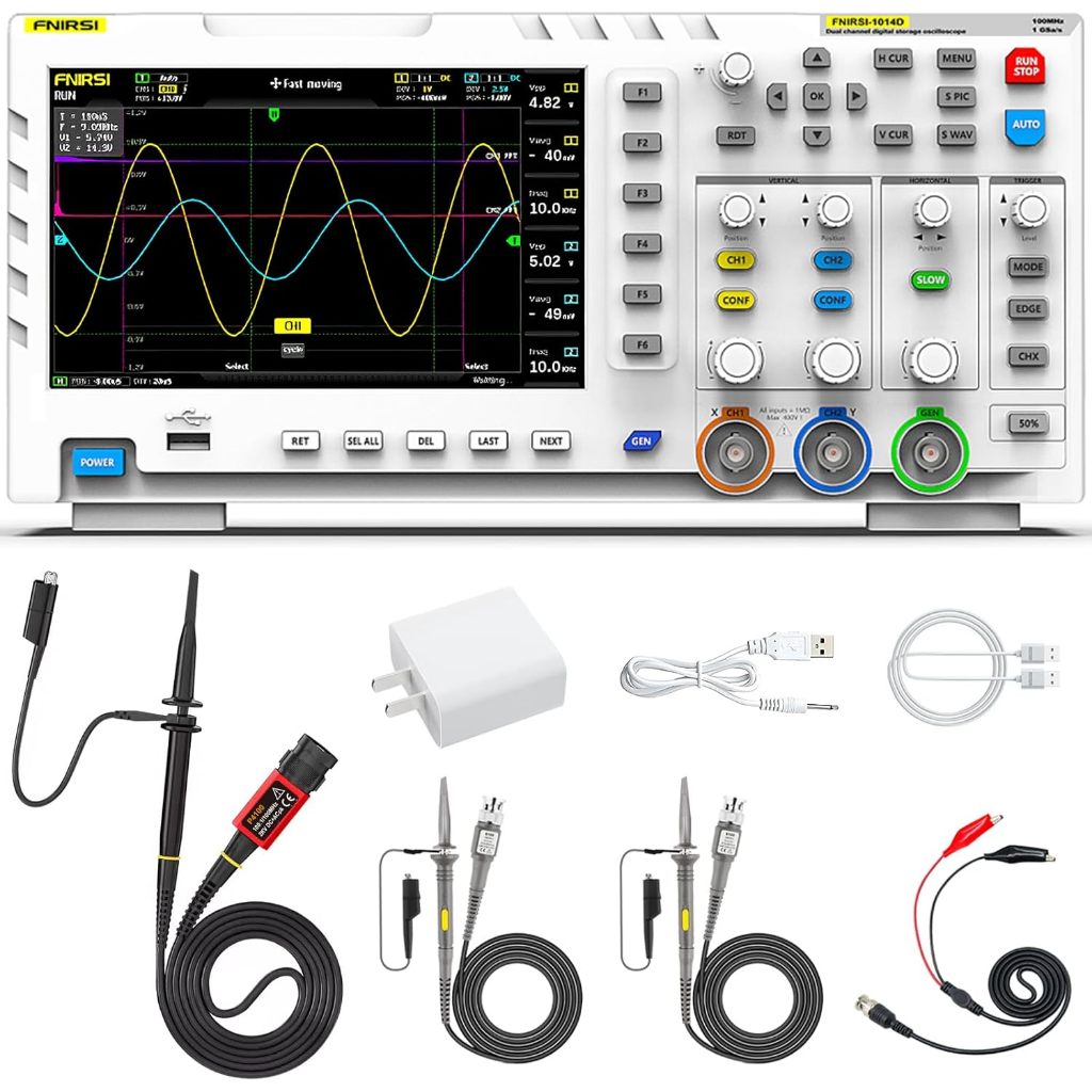FNIRSI 1014D Oscilloscope 2 in 1 Digital Oscilloscope DDS สัญญาณเครื่อง ...