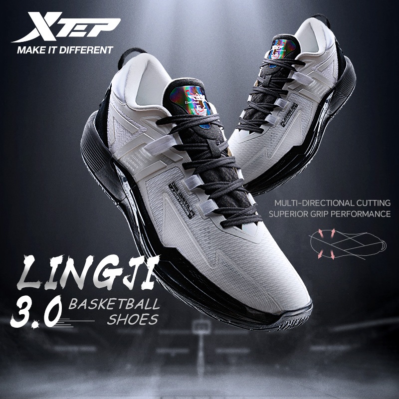 【xtep】LINGJI 3.0 | โมเดลหลักของร้านค้า รองเท้าบาสเก็ตบอลชาย พื้นชั้น ...
