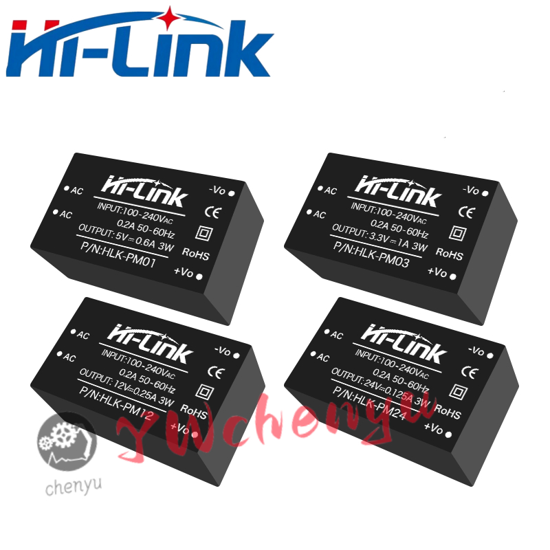 Hi-Link HLK-PM01 PM03 PM12 PM09 PM15 เครื่องปรับแรงดันไฟฟ้า AC-DC โมดูล ...