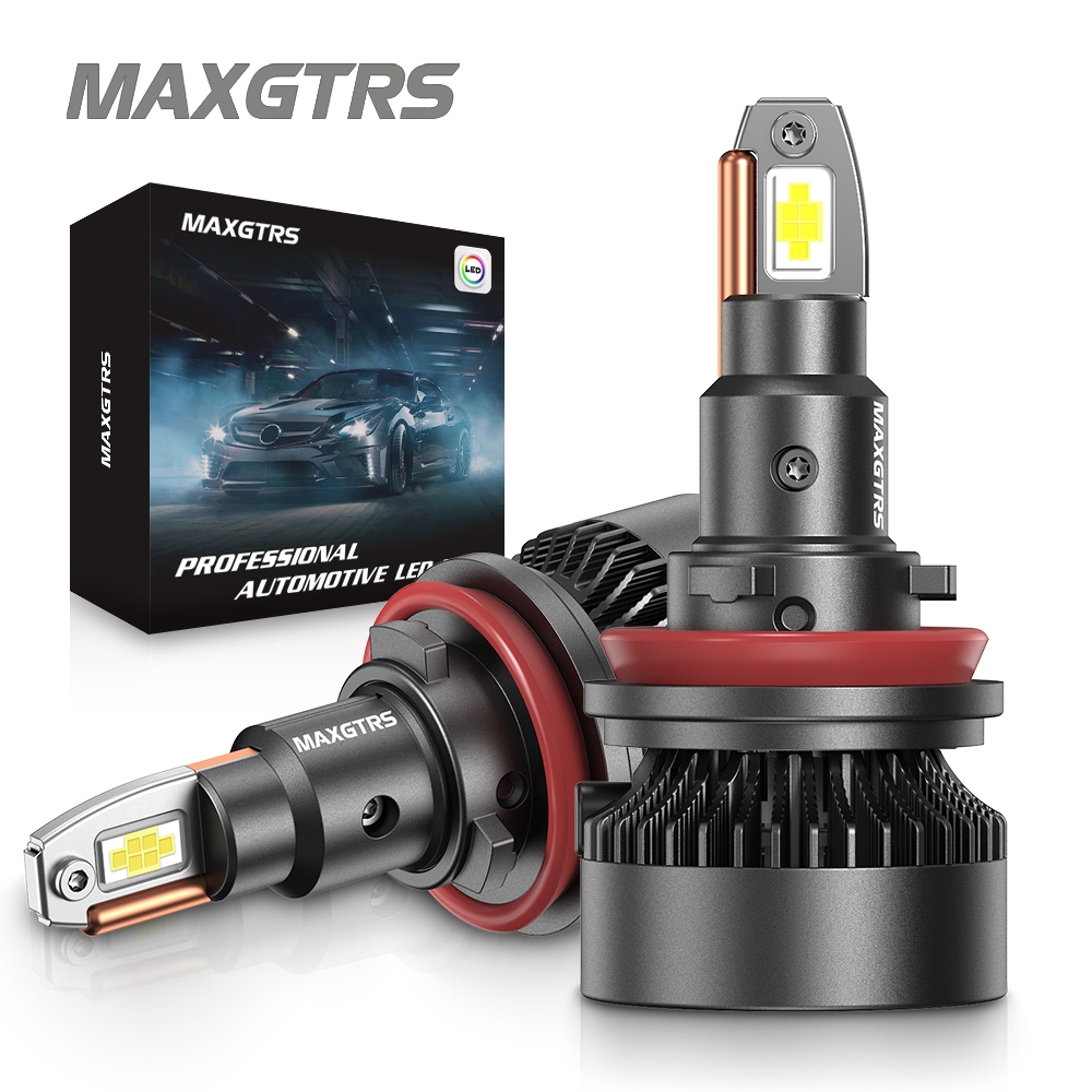 MAXGTRS ใหม่ 2x H1 H4 H8 H11 9005 9006 9012 H7 14000Lm CSP ชิป Led Beam 130W พร้อมพัดลมรถ DRL ไฟ ...