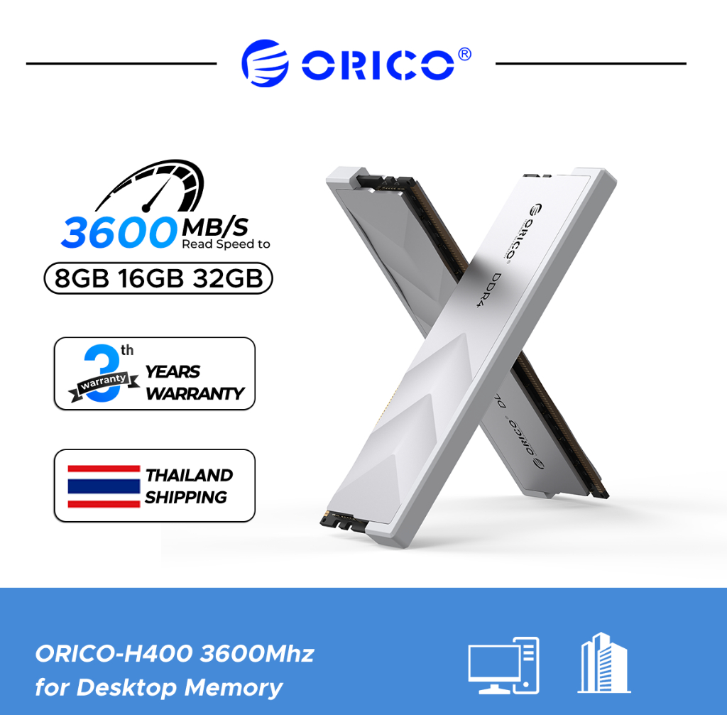 ORICO RAM DDR4 8GB 16GB แรม 3200Mhz 3600Mhz- หน่วยความจำแรม Desktop RAM ...