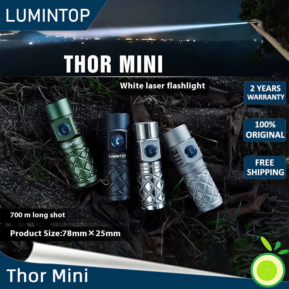 Lumintop THOR Mini ไฟฉายระยะไกล 18350 lep 700 เมตร สำหรับการล่าสัตว์และป้องกันตัวเอง | Shopee ...