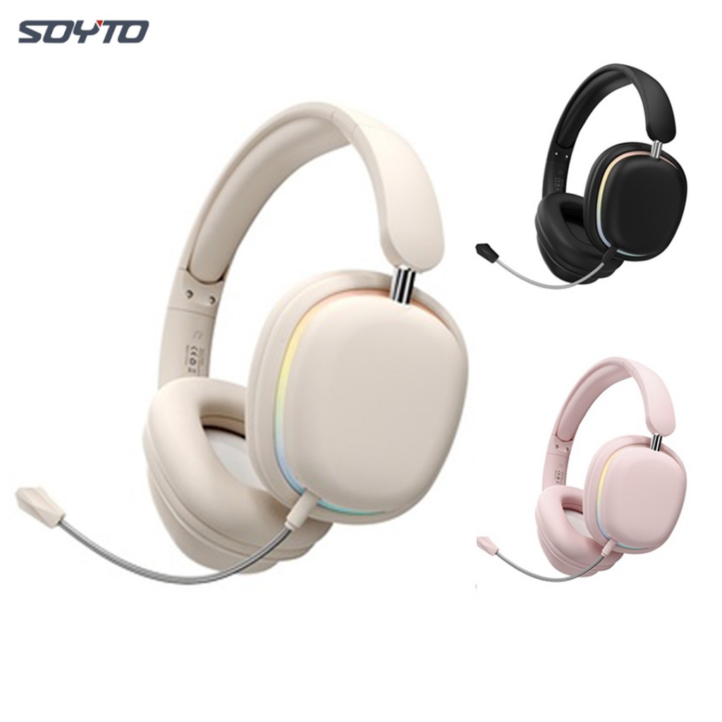 SOYO SY-T3 หูฟังบลูทูธแบบมีสาย / ไร้สาย Dual Mode 360° ACS ระบบเสียงรอบ ...