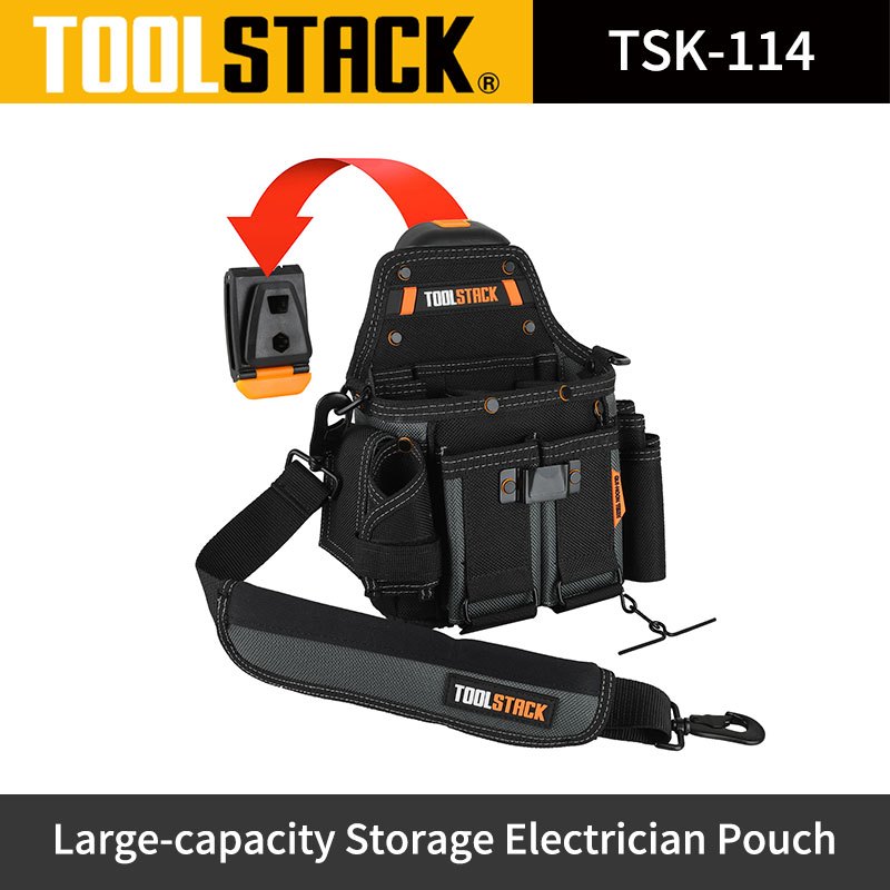 TOOLS TSK-114 กระเป๋าเครื่องมือพร้อมสายสะพาย | Shopee Thailand