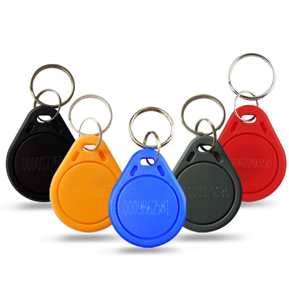 100pcs EM4100 125khz ID Keyfob TK4100 Proximity RFID แท็ก Porta Chave ...