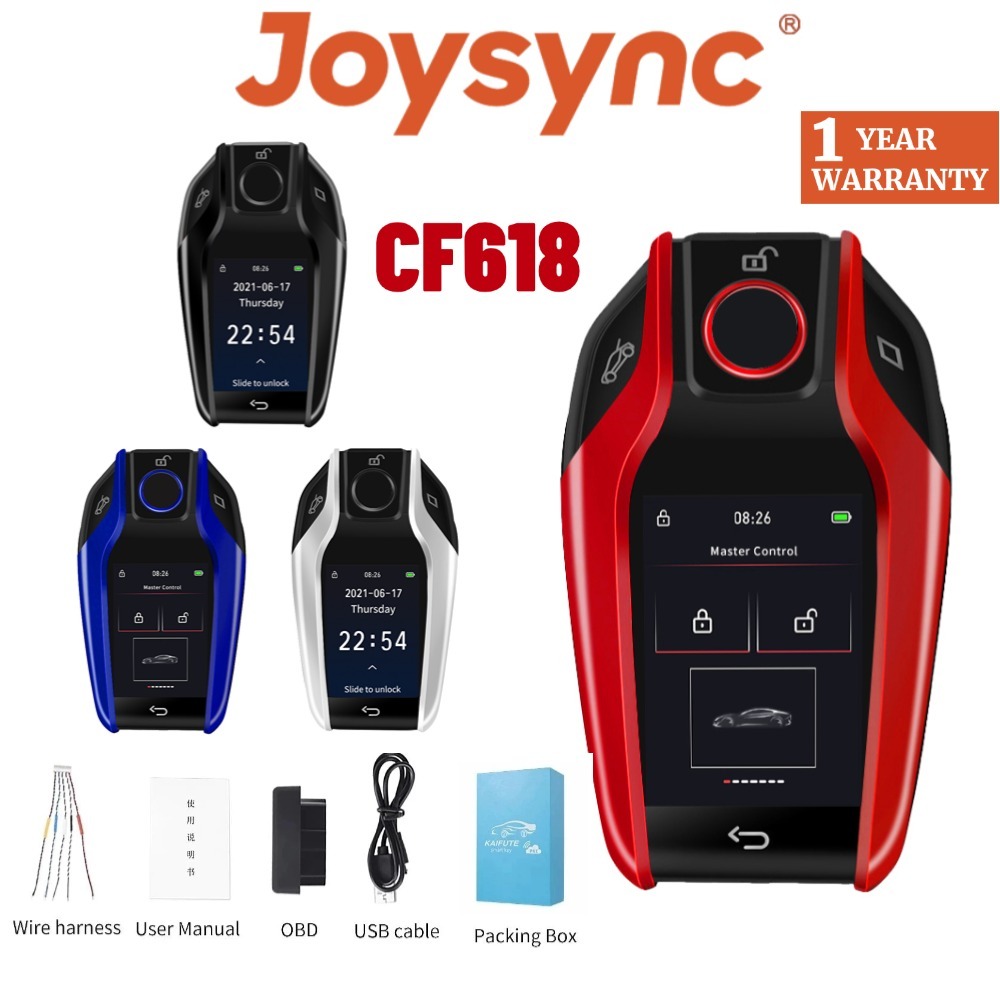 CF618 กุญแจรถอัจฉริยะสากลพร้อมหน้าจอ LCD | UI และรีโมทคอนโทรลใหม่ ...