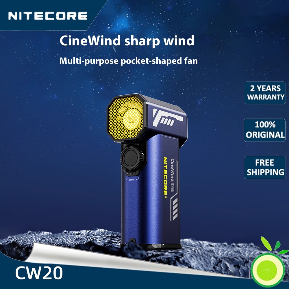 NITECORE CW20 พัดลมตั้งโต๊ะมัลติฟังก์ชั่น ถ่ายภาพ พัดลมไฟฟ้า แบบพกพา เครื่องเป่าลมถ่ายภาพ ...