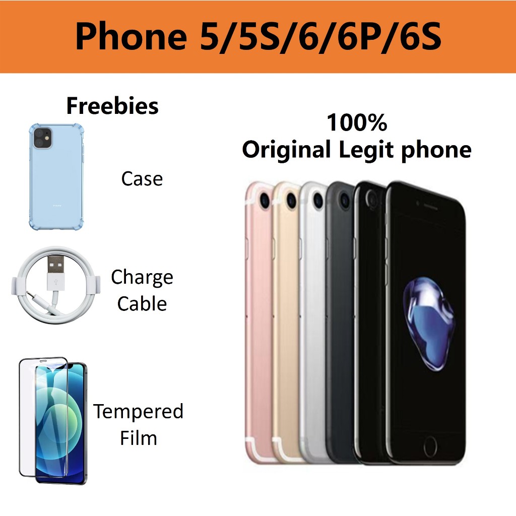 95 ใหม่ lPhone 6S/6P/6/5S/5 64G 32G 16G โทรศัพท์มือสองโทรศัพท์สมาร์ทโฟนมือที่สอง | Shopee Thailand