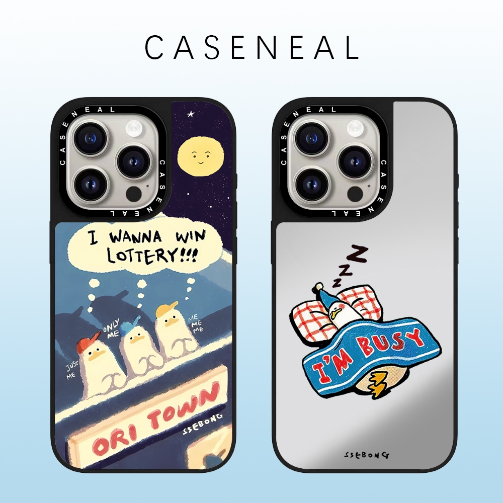 CASETI Decadent เป็ดคุณภาพสูงกระจกเคสโทรศัพท์เหมาะสําหรับ iPhone 16promax 16pro 16 plus 15 ...