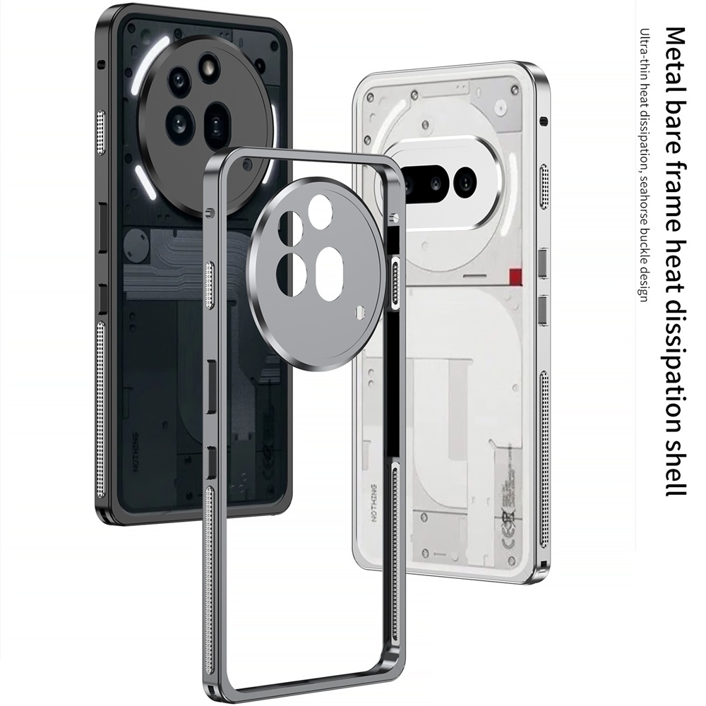 Metal Frame Cover For Nothing Phone 3A Pro Shockproof Camera Protective ...