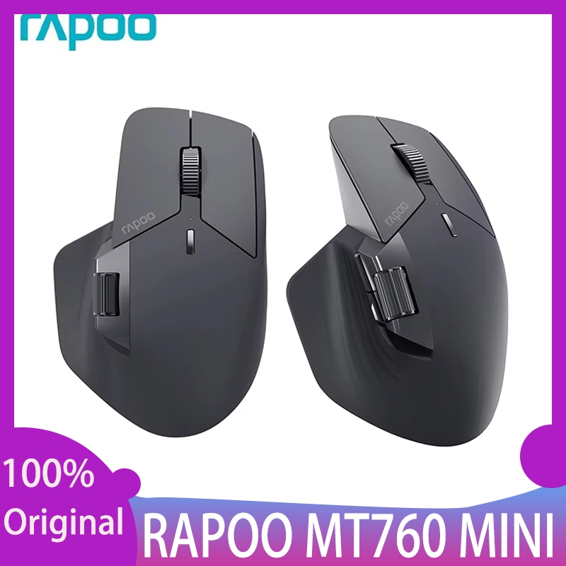 Rapoo MT760 Mini Multi-mode Wireless Mouse Ergonomic 3200 DPI Easy ...