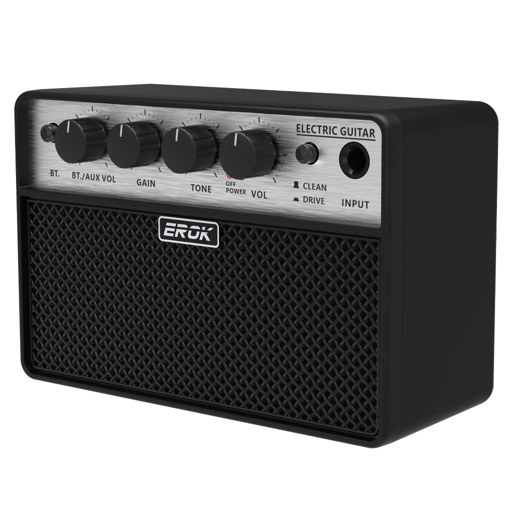 EROK Guitar Amp 10W Mini Electric Guitar Amplifier with Clean/Drive 3 ...