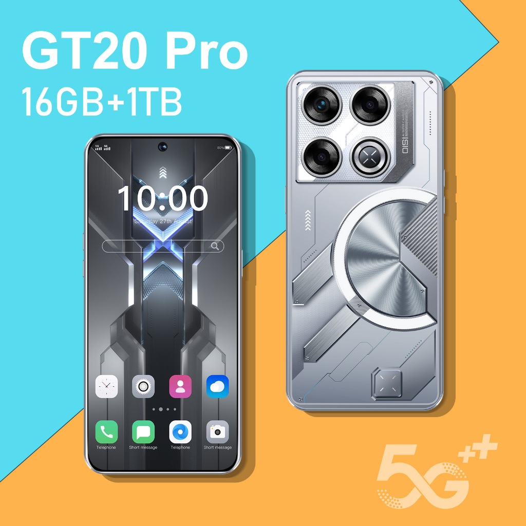 สมาร์ทโฟน GT20 Pro ข้ามพรมแดน 16+1T โทรศัพท์ Android 7.3 หน้าจอขนาดใหญ่ ...