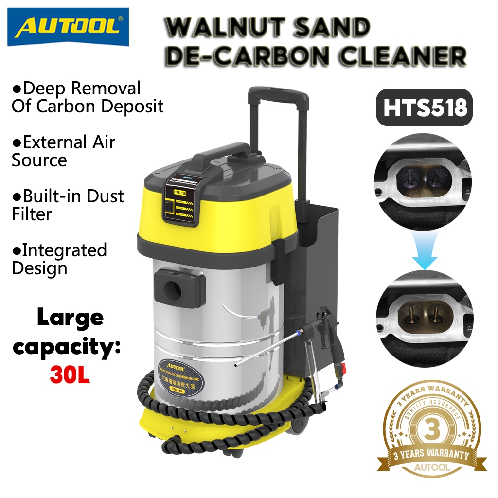 AUTOOL HTS518 รถเครื่องยนต์คาร์บอน Deposition ทําความสะอาดท่อไอดีวาล์ว ...