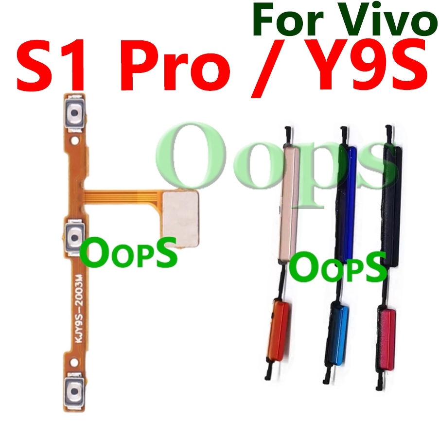 เปิดไฟ flex สําหรับ Vivo S1 Pro / Y9S Up Down Side Key volume ปุ่มสาย ...