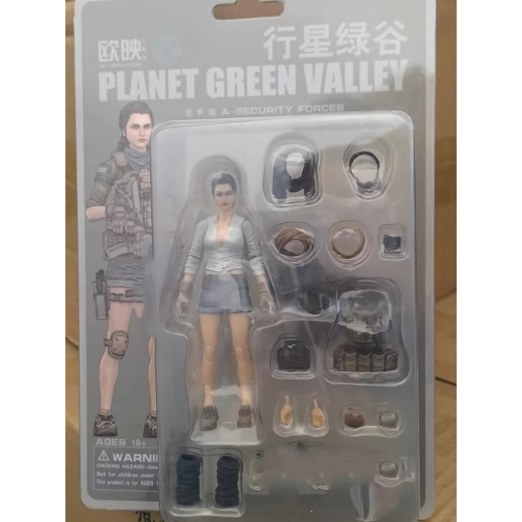 Ou Ying Studio Planet Green Valley WF Exhibition แอ็คชั่นทหารหญิงขนาด 3 ...
