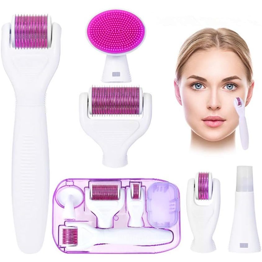 Derma Roller 6 in 1 Micro Needing System Derma Roller Kit สําหรับการ ...