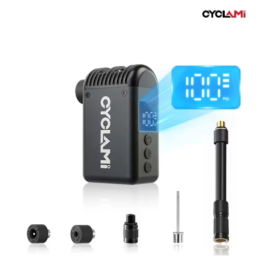 CYCLAMI A2 Mini 100 PSI แบบพกพาจักรยานปั๊มชาร์จ Inflator Type-C จักรยานอุปกรณ์เสริมสําหรับ ...