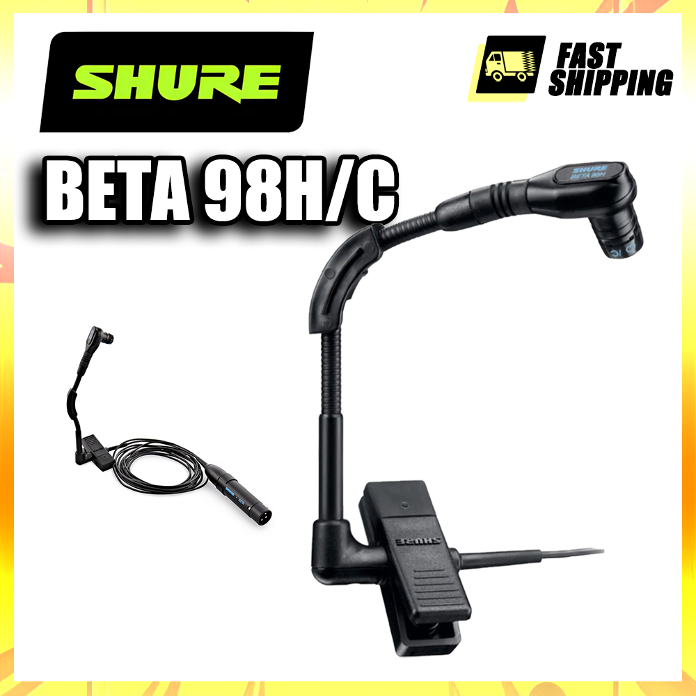 Shure BETA 98H/C WB98 ไมโครโฟนเครื่องมือขนาดเล็ก - ไมโครโฟนคอนเดนเซอร์ ...