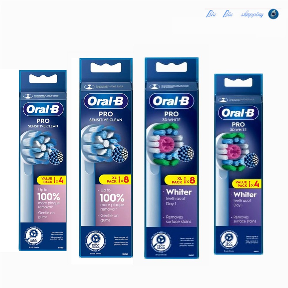 Oral B PRO Sensitive Clean & 3D White เปลี่ยนหัวแปรงสีฟันไฟฟ้า โปรคลีน ...