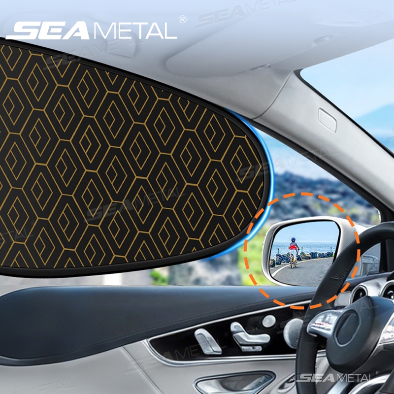 SEAMETAL ม่านบังแดดรถยนต์หน้าต่าง Static Sun Shade กระจกแสงแดด Shield ...