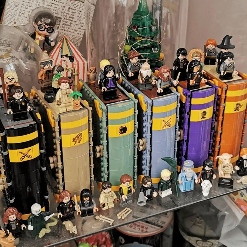เลโก้บล็อกตัวต่อ Harry Potter Magic Book Hogwarts Full Set Deformation ...