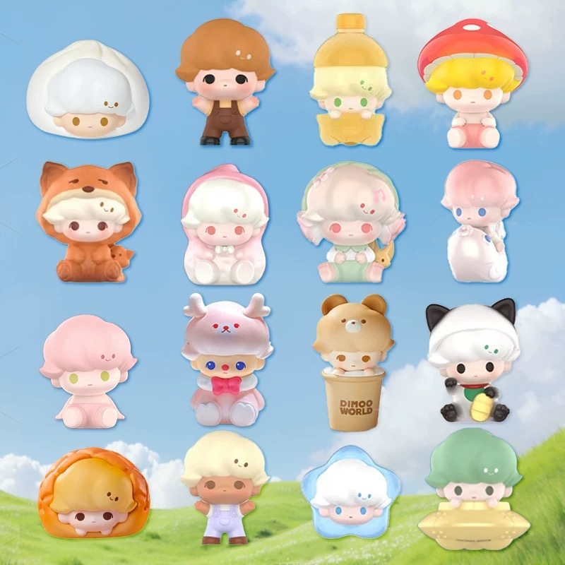 ของแท้ popmart popbean dimoo ชุดนอน city limited dimoo collections ...