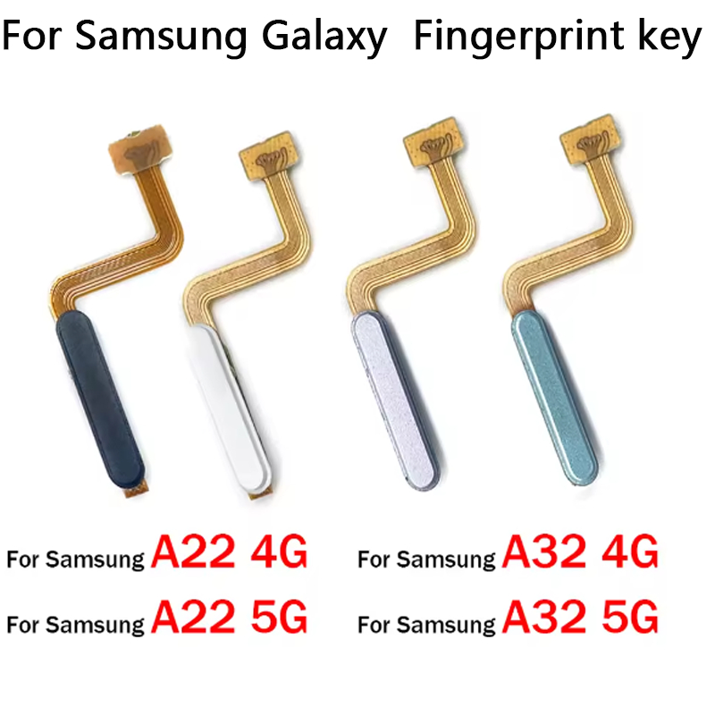 ใหม่เซ็นเซอร์ลายนิ้วมือ Home Return Key เมนูปุ่ม Flex Ribbon สําหรับ ...