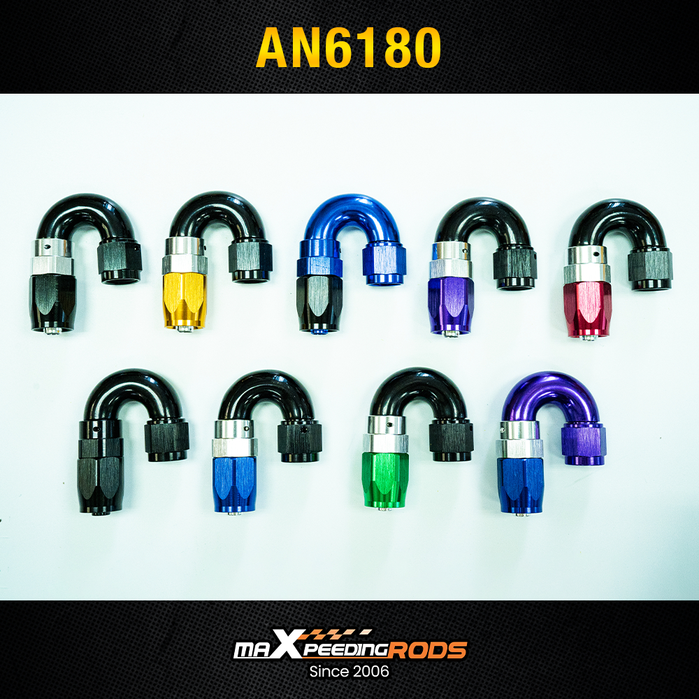 หัวฟิตติ้ง ราคาถูก งานเกรดอย่างดี สีสวย หลากหลายสี คุณภาพสูง หัวสายน้ำมัน สายของเหลว ขนาด AN6 ...