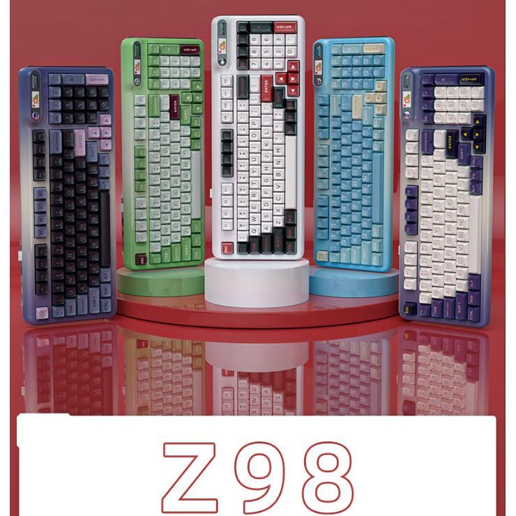 KZZI Z98 คีย์บอร์ดเชิงกล USB WIRELESS BLUETOOTH โหมด | Shopee Thailand