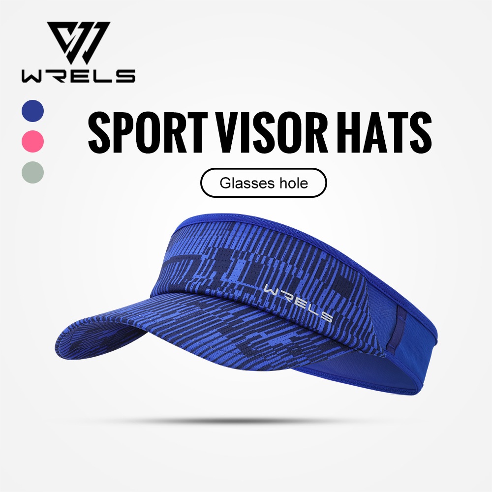 WRELS Sport Vioor Hats หมวกกันแดดสำหรับกลางแจ้ง ด้านบนว่างเปล่า #8EH199 ...